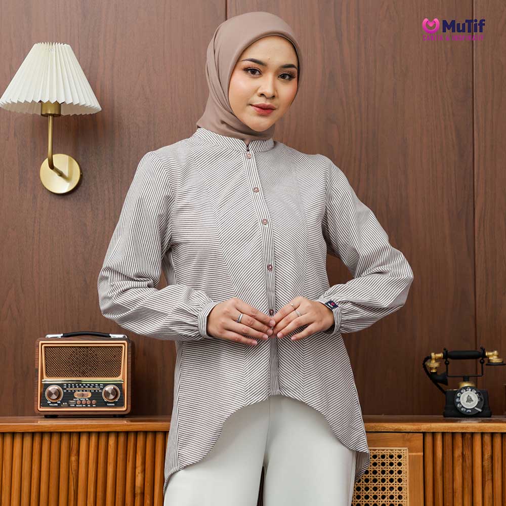 Tunik Chella Kemeja Wanita Dewasa - Mutif Official Site